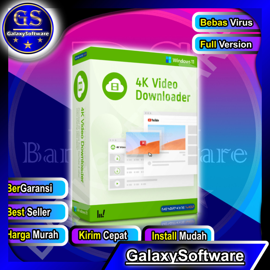Jual 4K Video Downloader Pro | Plus 2023 Win | Mac Os Lifetime Full Version download manager ...