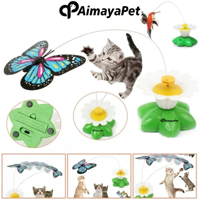 Jual AimayaPet Mainan Kucing Kupu-Kupu Elektrik/Mainan Interaktif ...