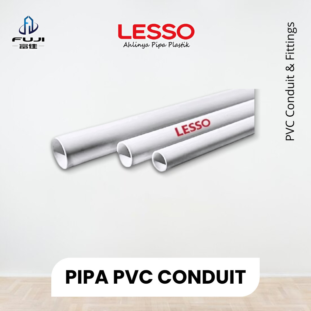 Jual Pipa PVC Conduit Lesso Pipa Listrik 3 meter | Shopee Indonesia