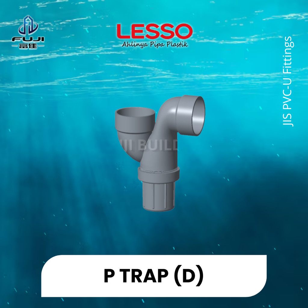 Jual Lesso Fitting PVC-U D P-Trap Sambungan Westafel | Shopee Indonesia