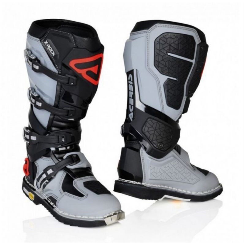 Jual SEPATU CROSS ACERBIS X-ROCK BLACK GREY BOOTS CROSS ACERBIS X-ROCK ...