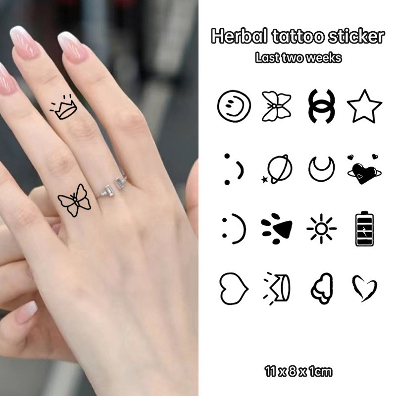 Jual Temporary Tatto Sticker Tatto Stiker Anti Air Tato Kecil Segar ...