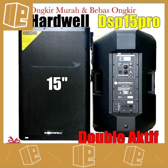 Jual speaker Aktif Sound Hardwell Dsp15Pro 15 inch double aktif Power Full | Shopee Indonesia