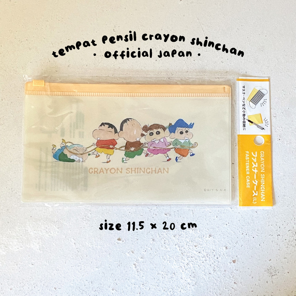 Jual ORIGINAL JAPAN TEMPAT PENSIL SHINCHAN AND FRIENDS PENCIL CASE ...