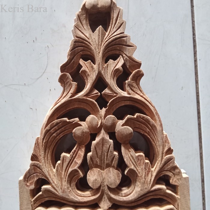 Jual Ornamen Ukir Tempel Soko Tiang Rumah Kayu Jati Khas Jepara Ukur ...