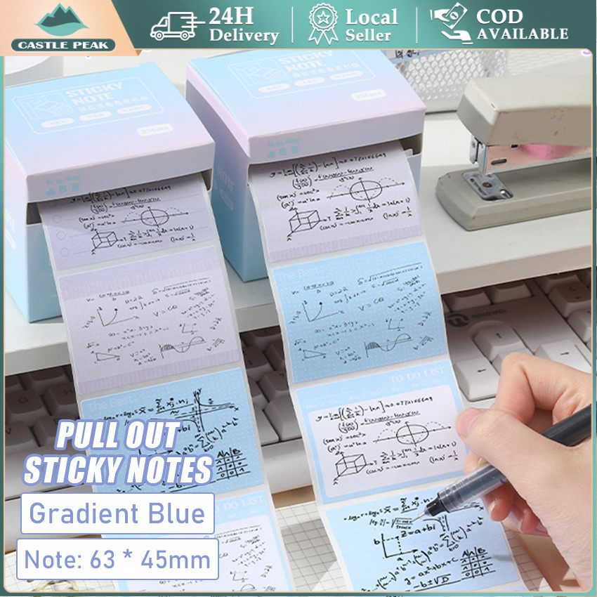 Jual Pull-out Gradien kreatif Sticky Notes Memopad Kertas Memo Tempel ...