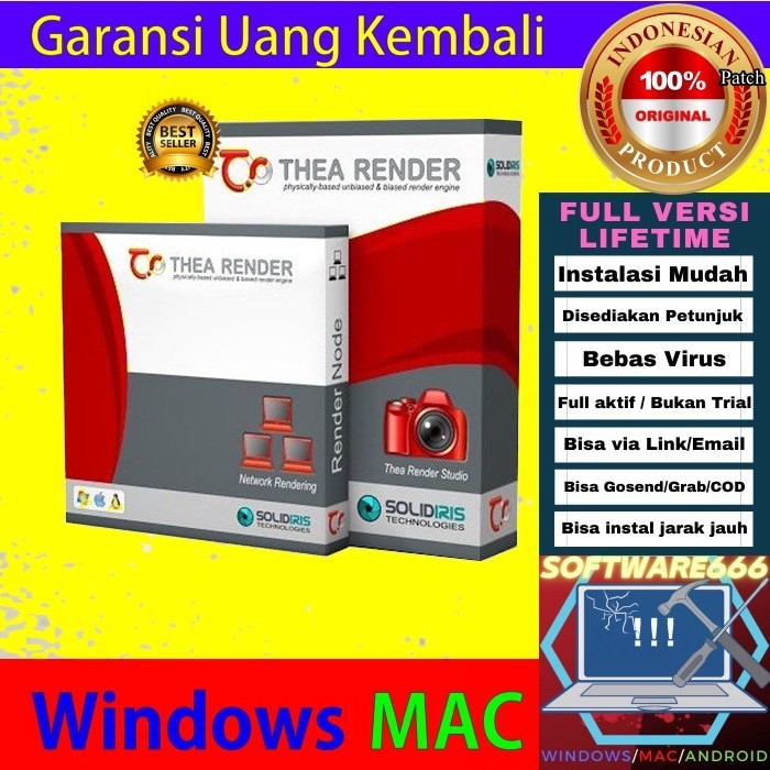 Jual Software Rendering SketchUp: Thea For SketchUp 2.2 [WIN] - SOFTWARE - APLIKASI - PC ...