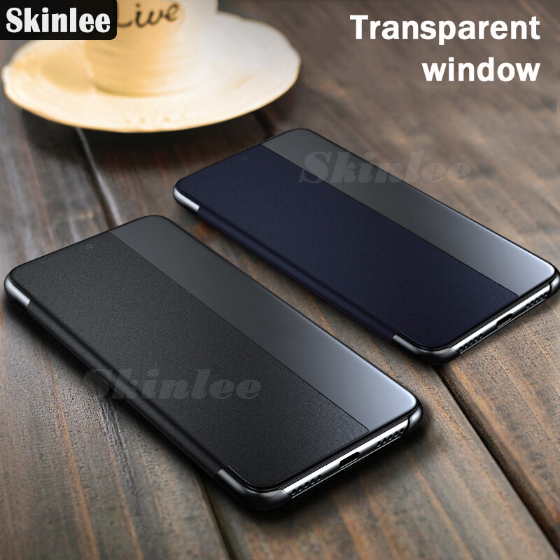 Jual Skinlee for Xiaomi Poco F4 GT Flip Case Smart Transparent View ...