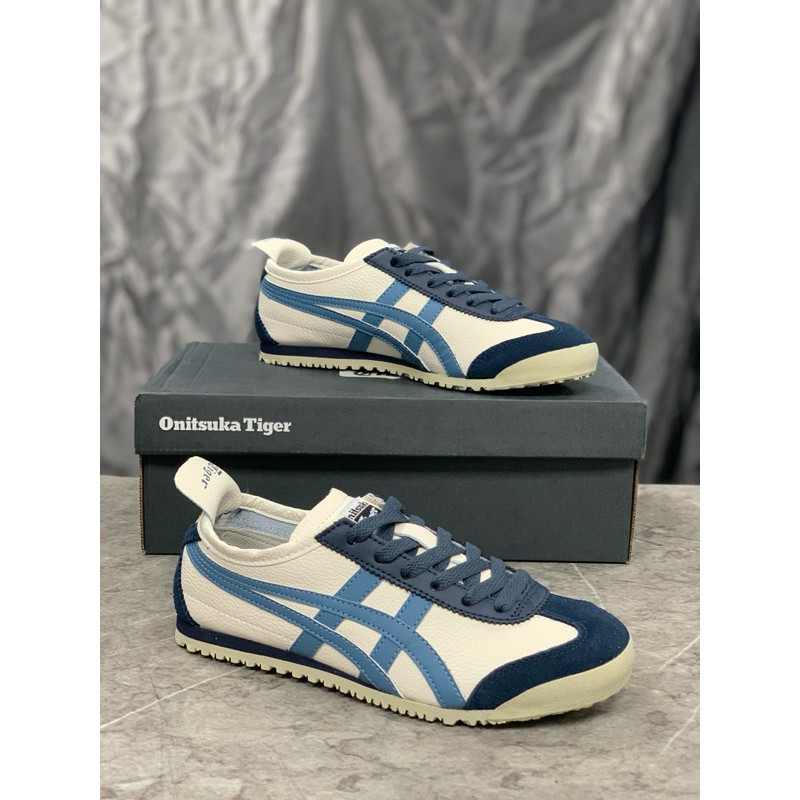 Jual Sepatu Onitsuka Mexico 66 White Blue X Blue | Shopee Indonesia