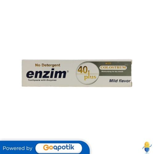 Jual Enzim Pasta Gigi 40 Plus With Colostrum 63 Gram Tube | Shopee ...
