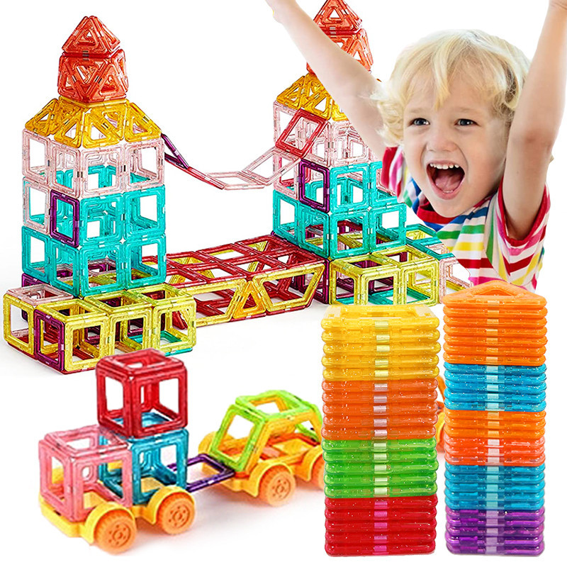 Jual Mini Size Magnetic Building Blocks for Children Designer ...