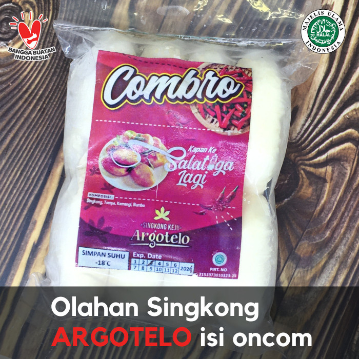 Jual Combro Singkong isi oncom isi 8 pcs Argotelo Khas Semarang Frozen ...