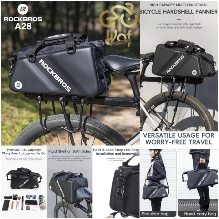 Jual ROCKBROS A28 Tas Pannier Touring Bagasi Sepeda Motor Kapasitas ...