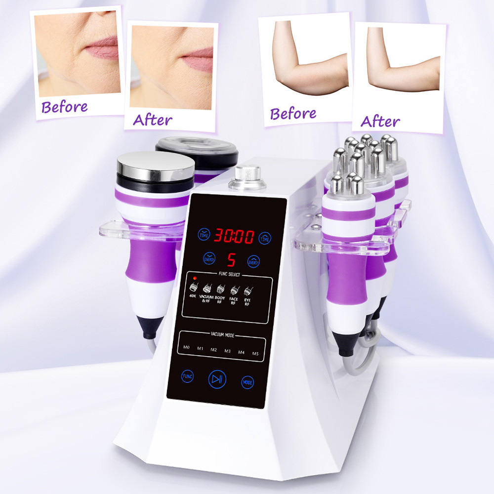 Jual 5in1 Multipolar RF Skin Tightening Vacuum 40K Cavitation ...