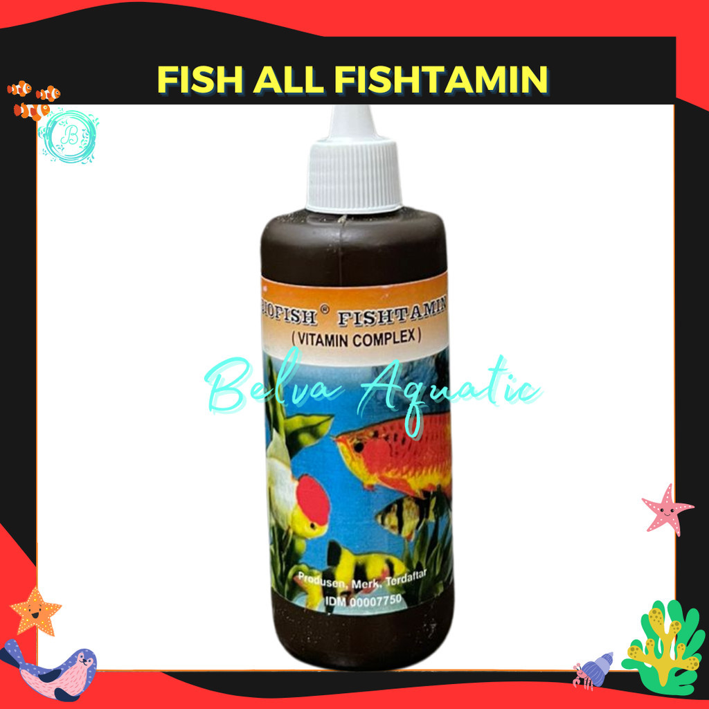 Jual BIOFISH FISHTAMIN VITAMIN COMPLEX 100ML Vitamin Obat Ikan Hias ...