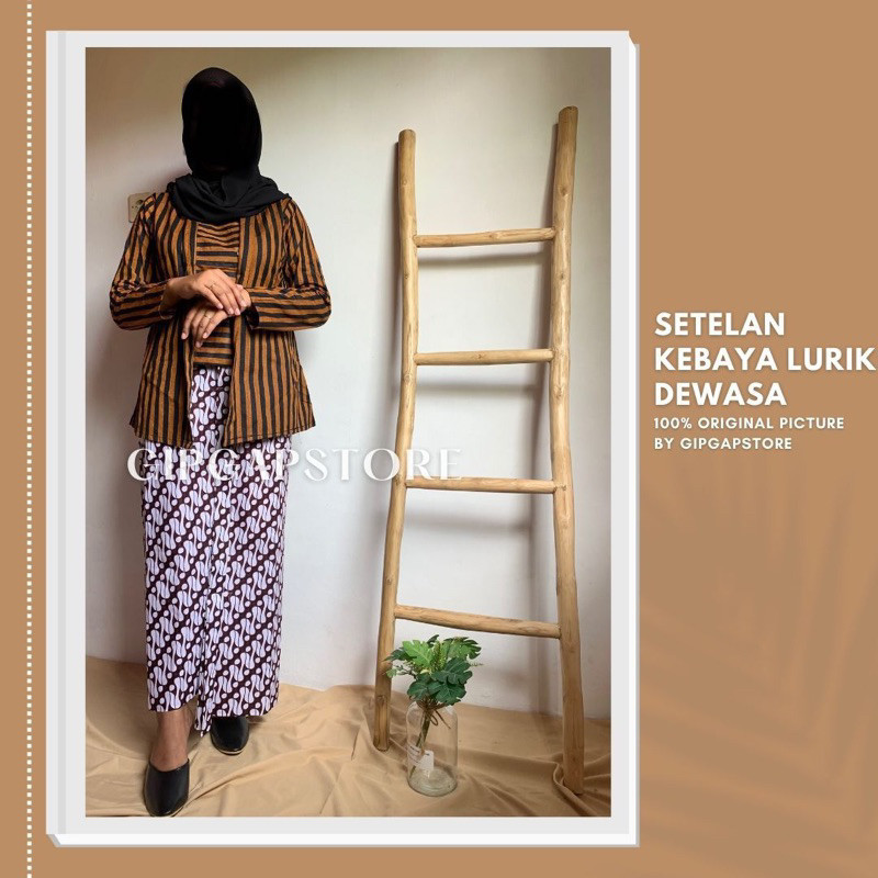 Jual LURIK Gipgapstore - Setelan Kebaya Lurik Desa | Pakaian Tradisional nita | Baju Adat nita ...