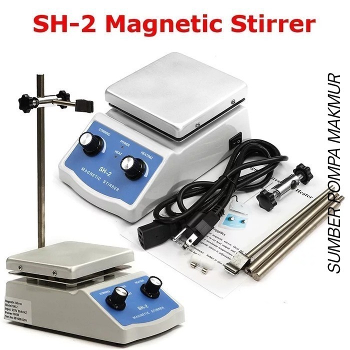Jual Magnetic Stirrer Hot Plate SH02 Magnet Stirer SH2 Pemanas Lab SH 2 ...