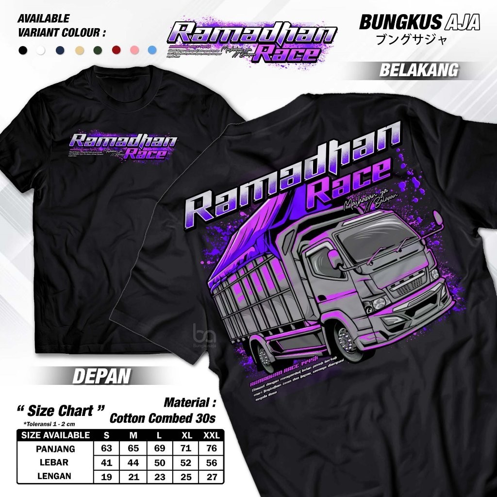 Jual Kaos Ramadhan Race Truk - Baju Truck Oleng Ramadan Race Driver ...
