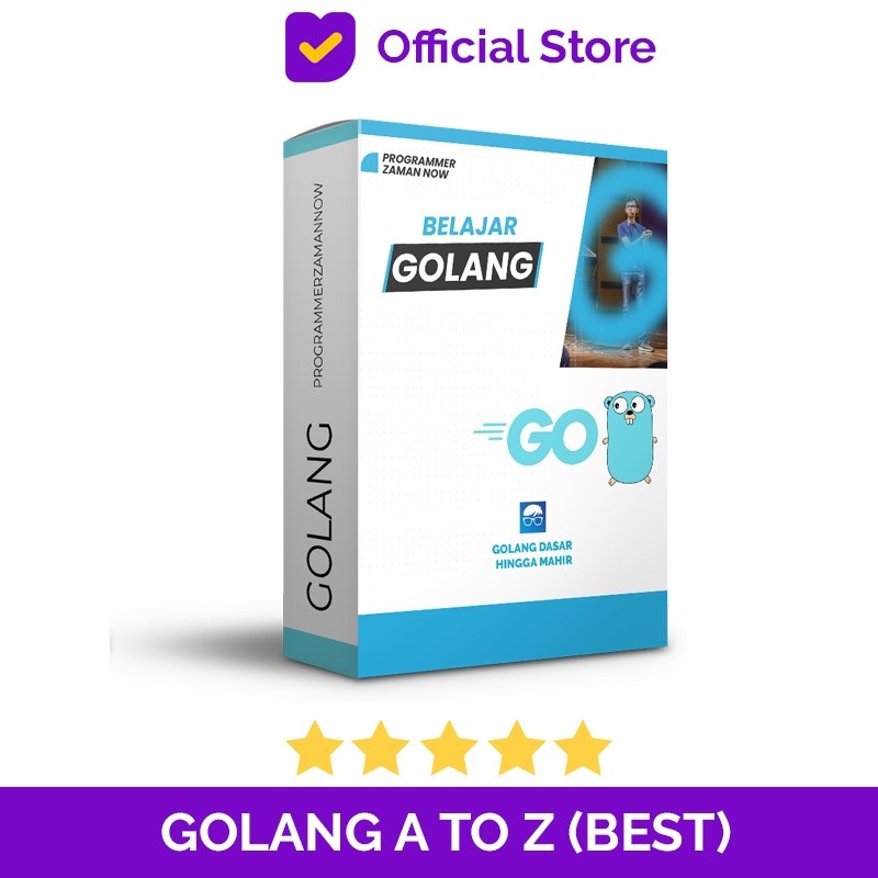 Jual Pemrograman Golang : Pemula sampai Mahir Belajar (Programmer Zaman Now) | Shopee Indonesia