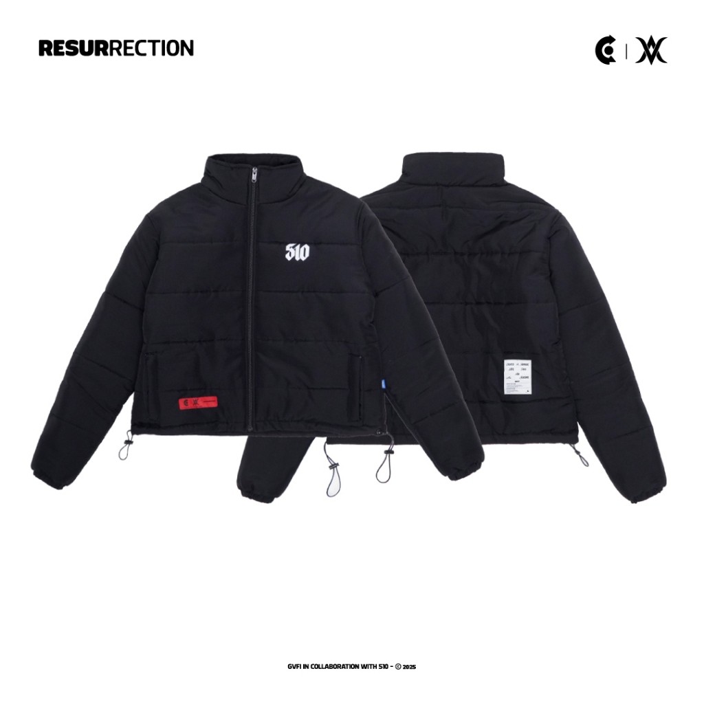 Jual GVFI X 510 Puff Jacket Boundless Black | Shopee Indonesia