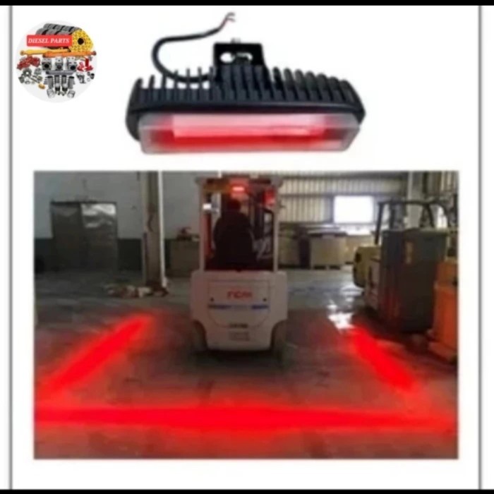 Jual FORKLIFT SAFETY LAMP RED LINE ZONE WORKING LIGHT/ LAMPU GARIS ...
