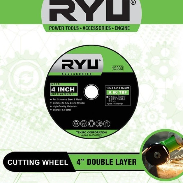 Jual RYU BATU GERINDA POTONG / BATU POTONG MESIN SLEP POTONG BESI ...