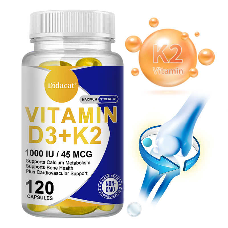 Jual Vitamin D3+K2 1000 IU /45 MCG (Tulang, Otot) 120PCS | Shopee Indonesia