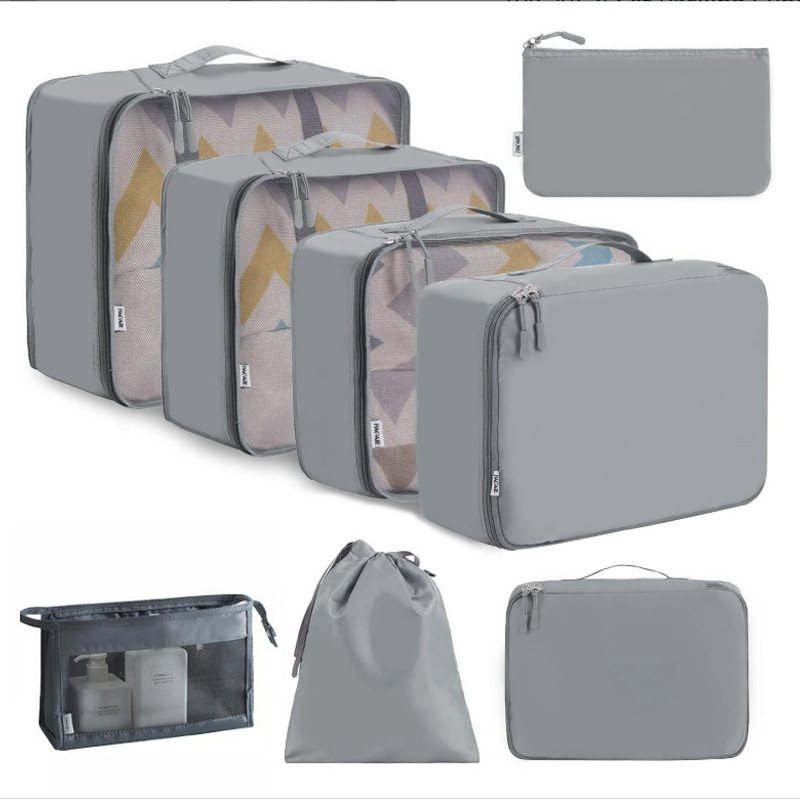 Jual 8 Pcs Travel Bag Set Travel Packing Cubes Koper Suitcase Organizer ...