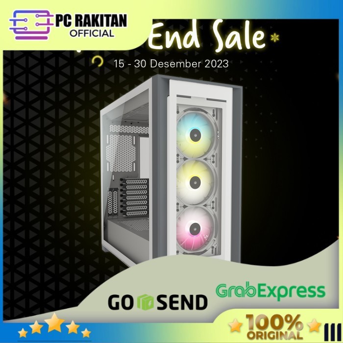 Jual CORSAIR CASE iCUE 5000X RGB Tempered Glas Mid-Tower ATX PC Smart ...