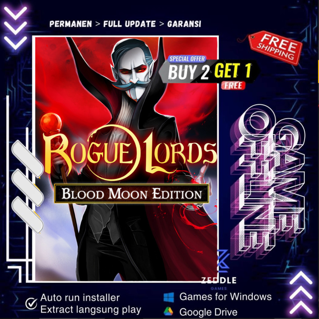 Jual ROGUE LORDS BLOOD MOON EDITION - GAME PC - GAME LAPTOP - PC GAME ...