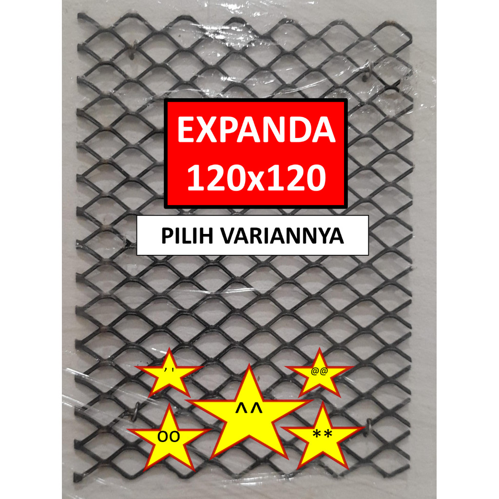 Jual Plat Expanded Metal - 120x120 cm - Plat Expanded - Expanded Mesh ...