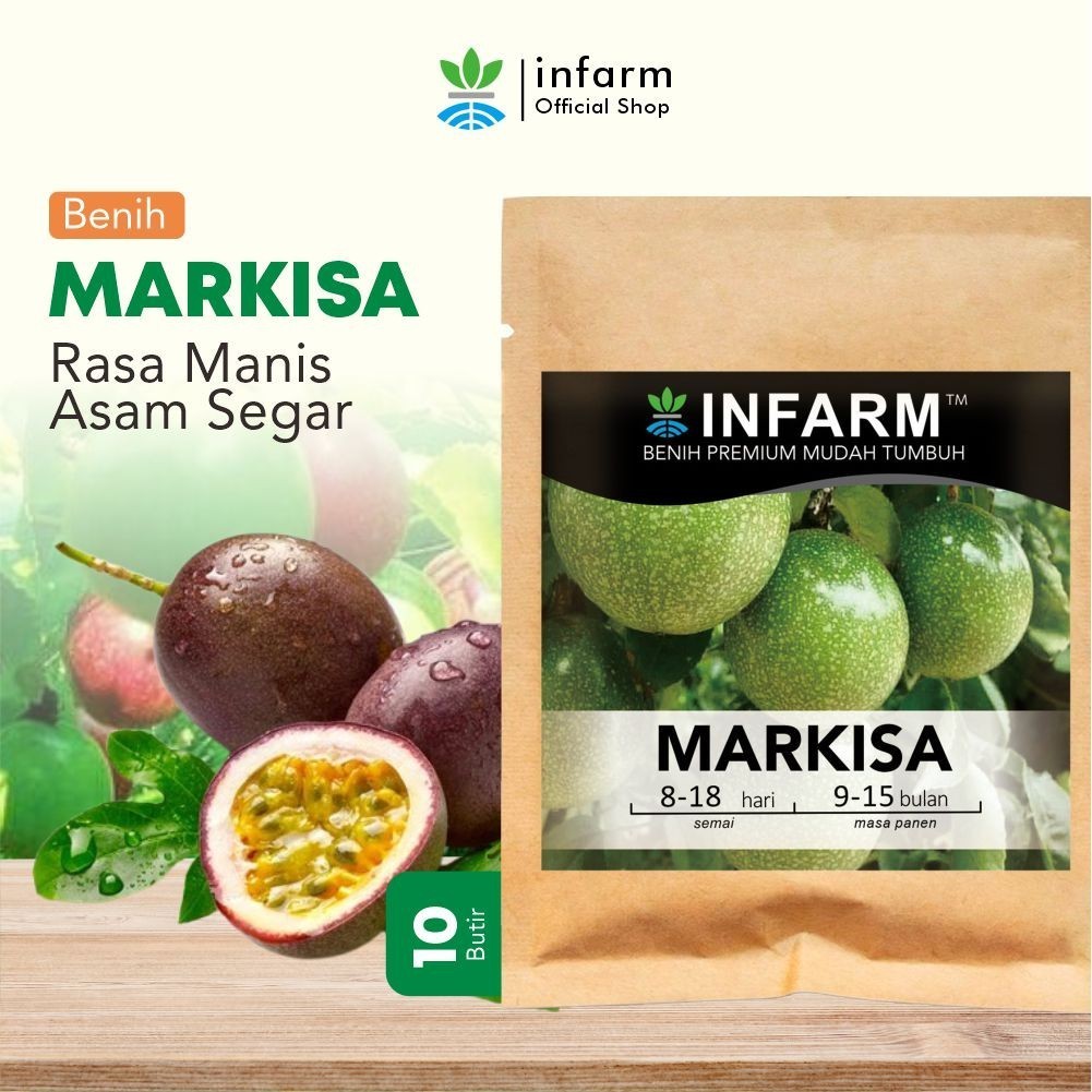 Jual INFARM - Benih Bibit Biji Super Buah Markisa Ungu | Shopee Indonesia