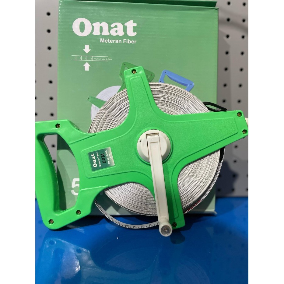 Jual ONAT Meteran Rol Tancap Fiber 100M | Meteran Tanah Gulung Roll ...