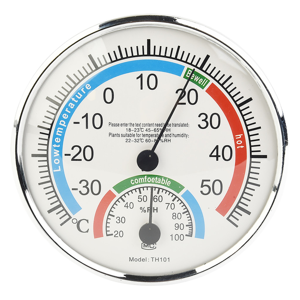 Jual Thermometer Hygrometer Indoor Humidity And Temperature Meter Gauge ...