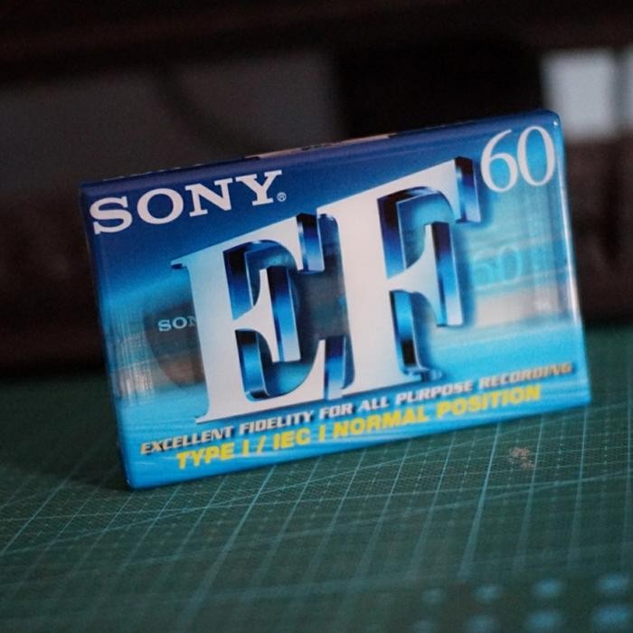 Jual Blank Kaset Pita Kosong Audio 8mm SONY EF 60 - Media Rekam Suara Analog Cassette Tape Voice ...