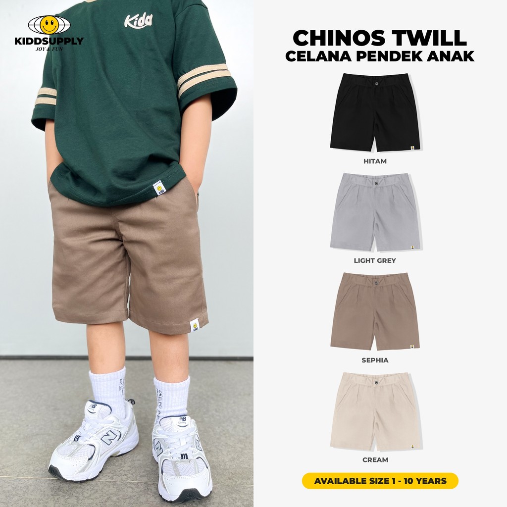 Jual Kiddsupply Celana Chinos pendek Twill Anak Basic | Celana Pendek ...