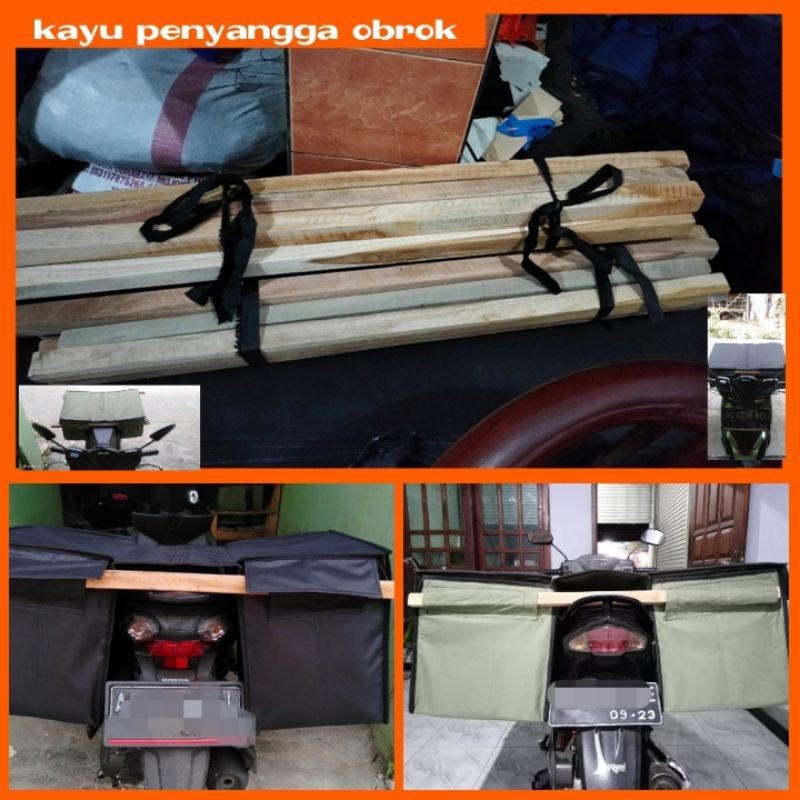 Jual Kayu penyangga untuk Tas Pos / Tas Obrok / Tas Motor | Shopee ...