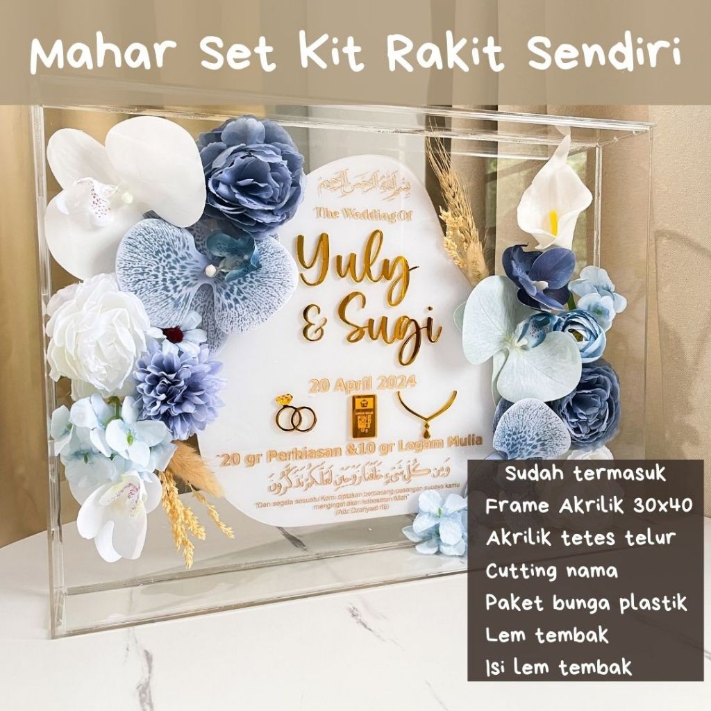 Jual MODEL TERBARU (PIGURA 30X40) MAHARIKU PAKET KIT MAHAR MURAH FULL ...
