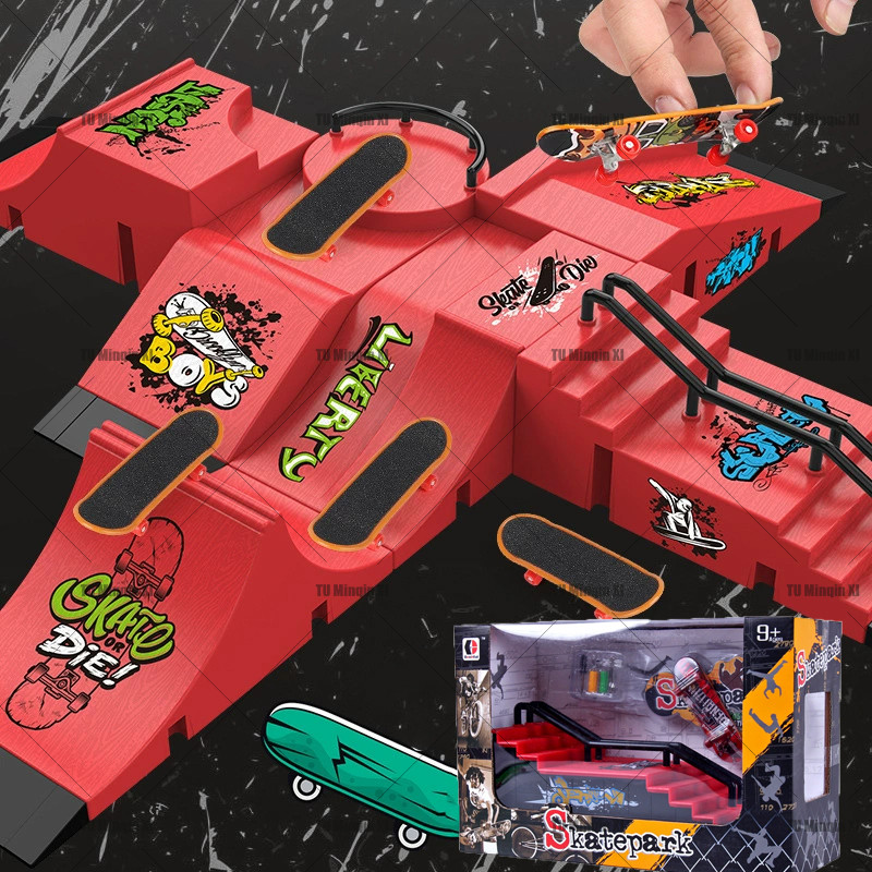 Jual Fingerboard Skatepark Mini - Arena Skateboard Profesional Dengan ...