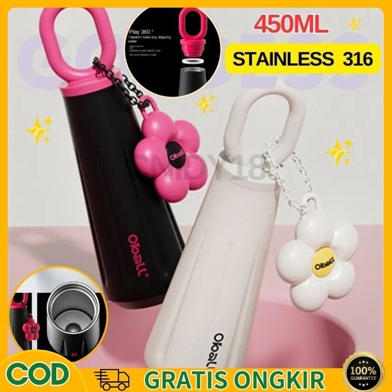 Jual 【COD】OBALL GODDES TUMBLR / Tumbler Vacuum Insulated Bottle 450ml ...