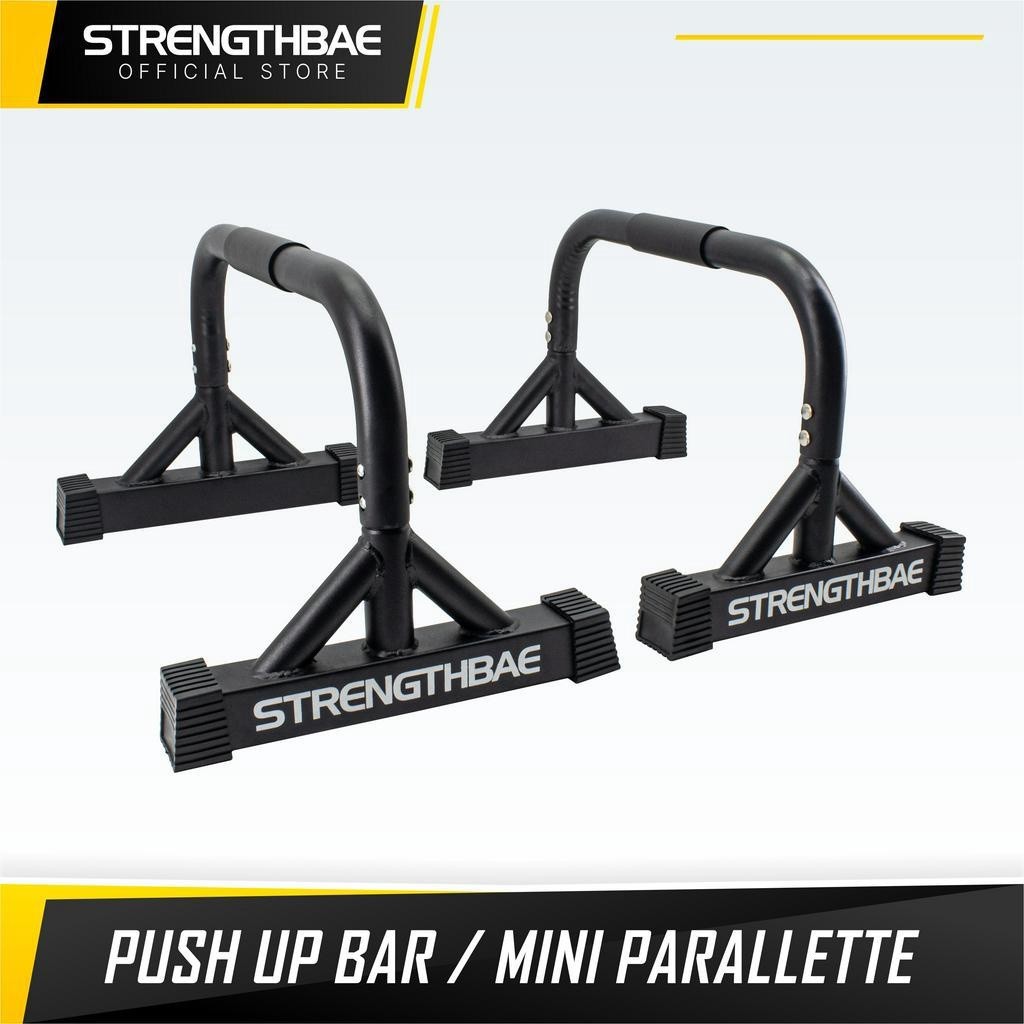 Jual Push Up Bar and Mini Parallette STRENGTHBAE Heavy Duty Small ...