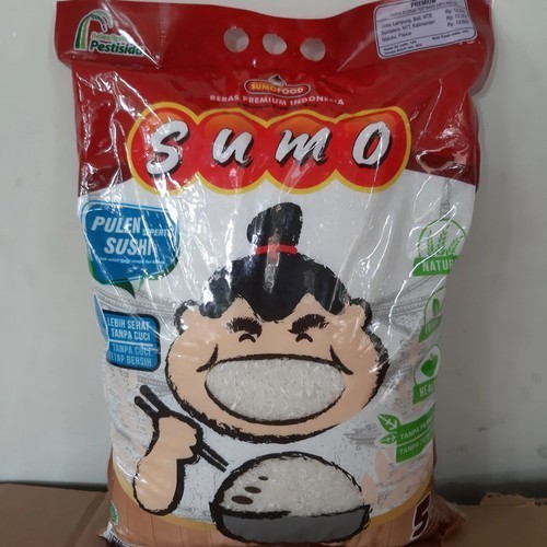 Jual Beras SUMO Super Premium 5Kg Kemasan Merah 100% Asli | Shopee ...