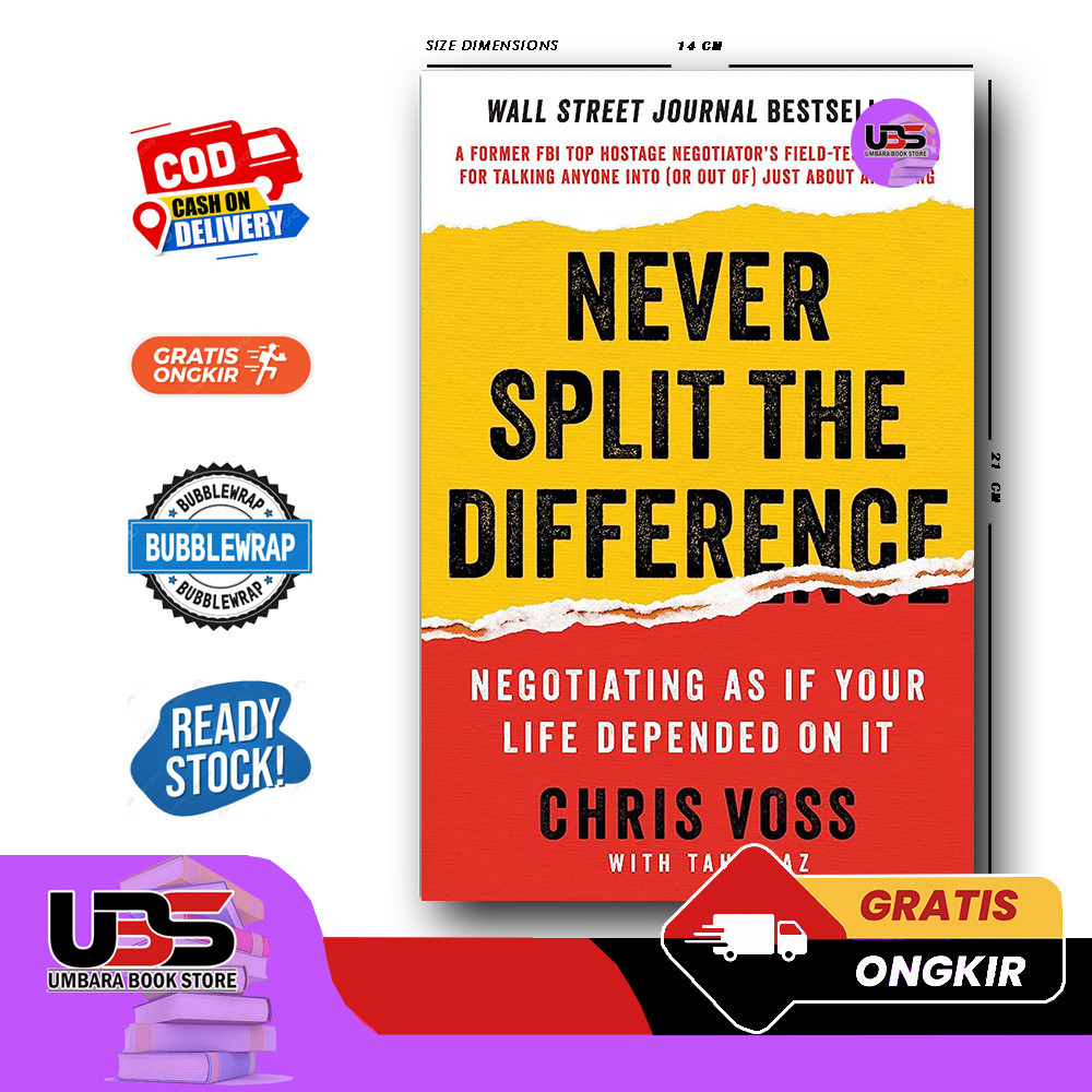 Jual Never Split the Difference - Chris Voss (English) | Shopee Indonesia