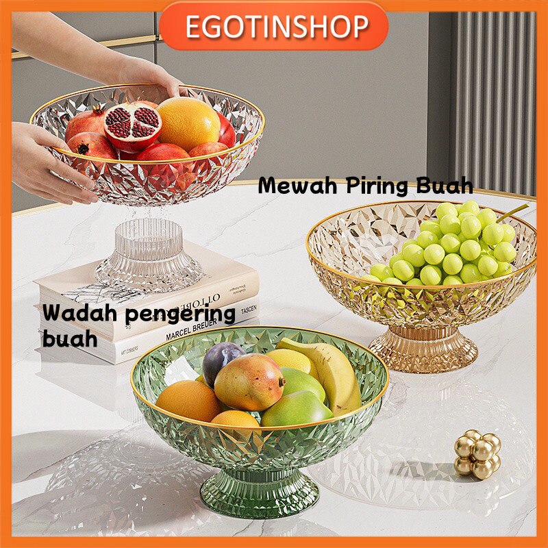 Jual Mewah Piring Buah / Piring Buah / Pot Buah Kristal/Wadah Mangkok ...