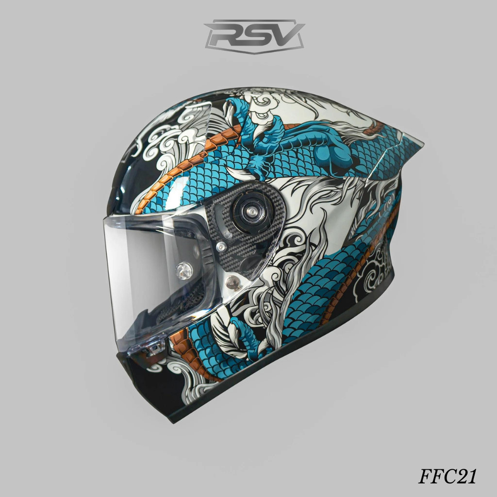 Jual HELM RSV FFC21 FIBER COMPOSITE RYUJIN / HELM RSV / HELM FULL FACE ...