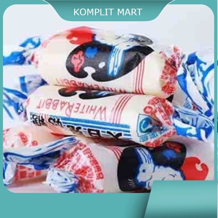 Jual permen white rabbit susu 500gr/permen rabbit 500 gram/permen susu ...