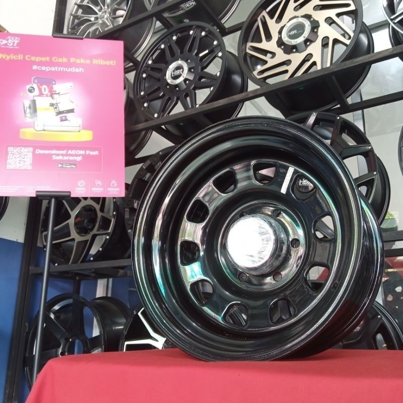 Jual Velg Mobil Kaleng Murah Hsr Mokupo Ring 15 Pcd 5x114 Innova Luxio Granmax Apv Dll | Shopee ...