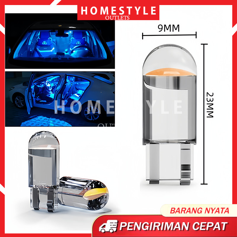 Jual Lampu Led T10 Resin Full Kaca Lampu Senja Lampu Plat Super Bright ...