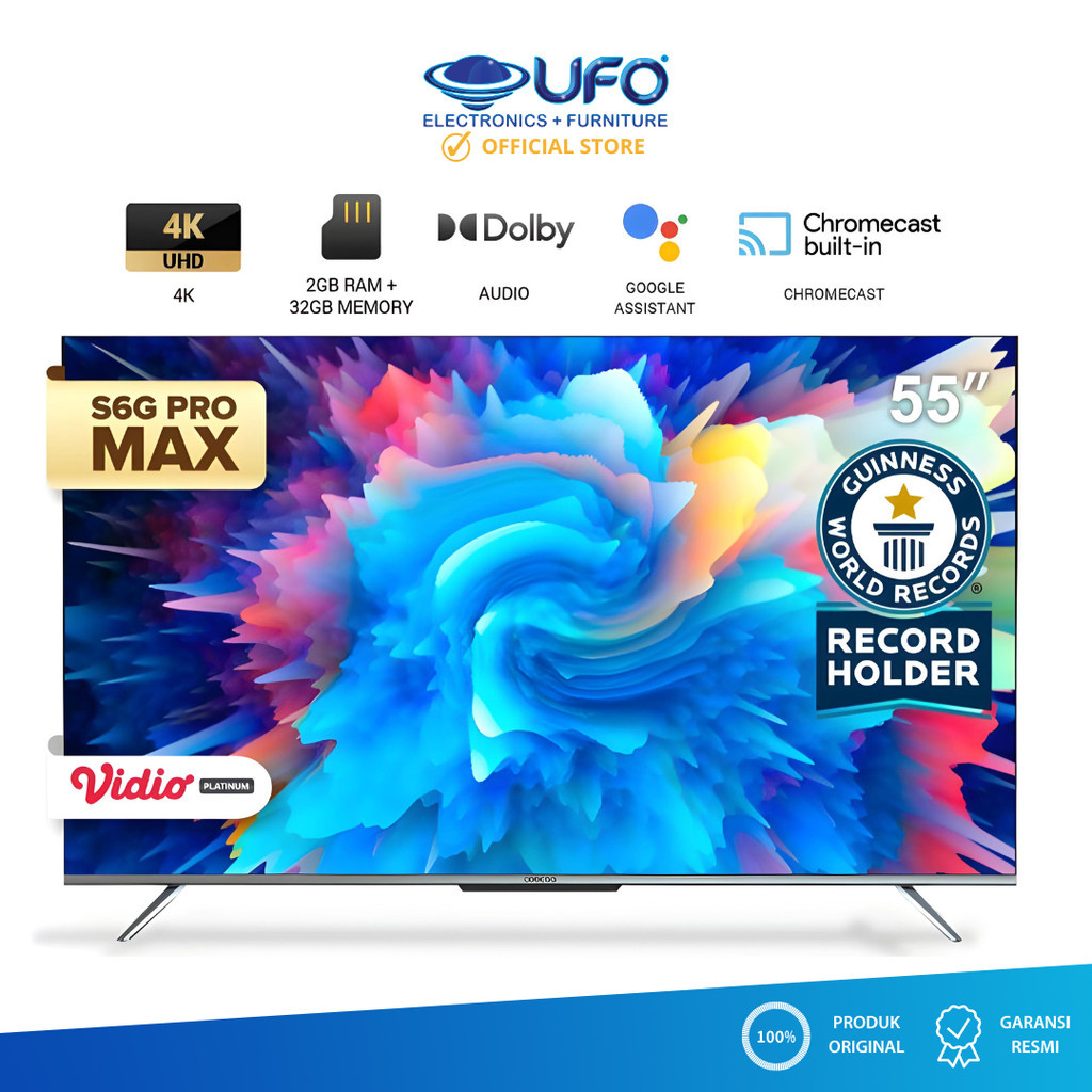 Jual Coocaa 55 Inch Smart TV Digital TV UHD 55S3U | Shopee Indonesia
