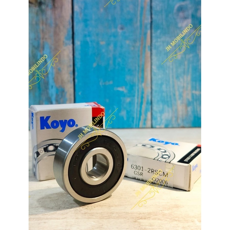 Jual Ball Bearing Laher 6301 2RS KOYO 12mm x 37mm x 12mm | Shopee Indonesia
